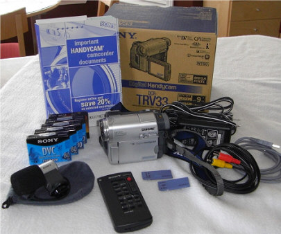 You are bidding one a Sony TRV-3